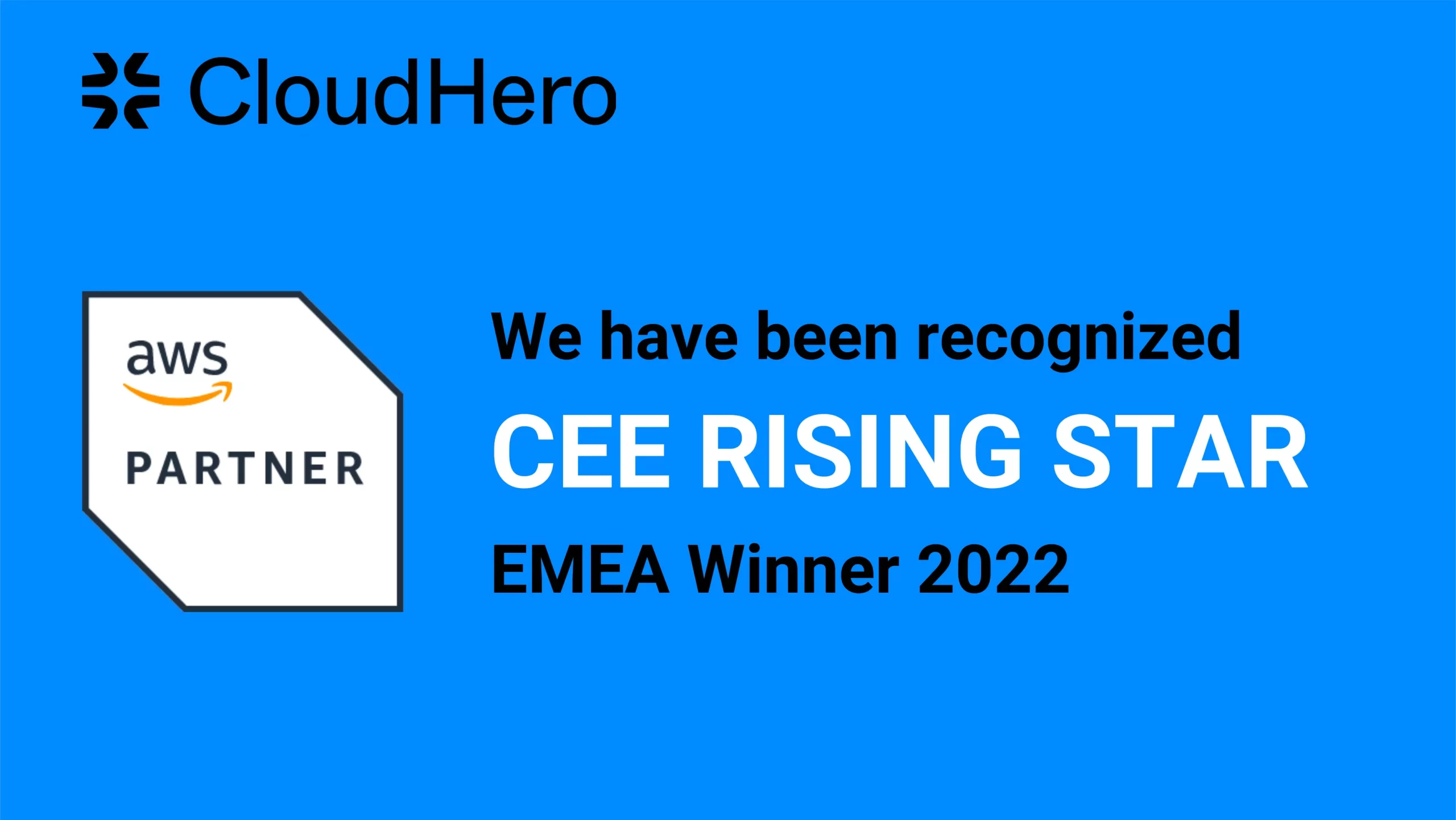 CloudHero Recognized as CEE Rising Star Award Winner